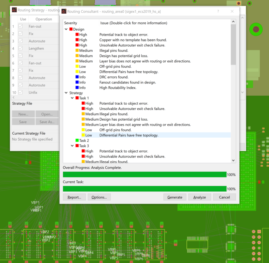 Auto-routing PCBs in eCADSTAR