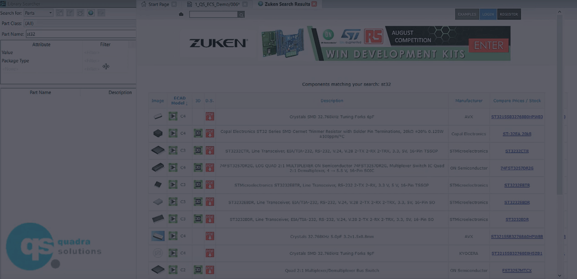 PCB Library Part Searching | Internet Resources | eCADSTAR