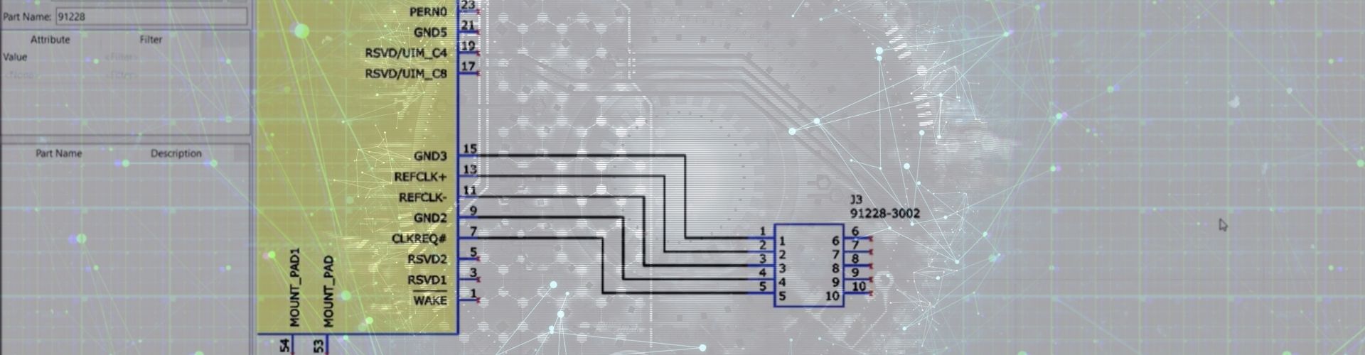 Making Connections in eCADSTAR Schematic Editor