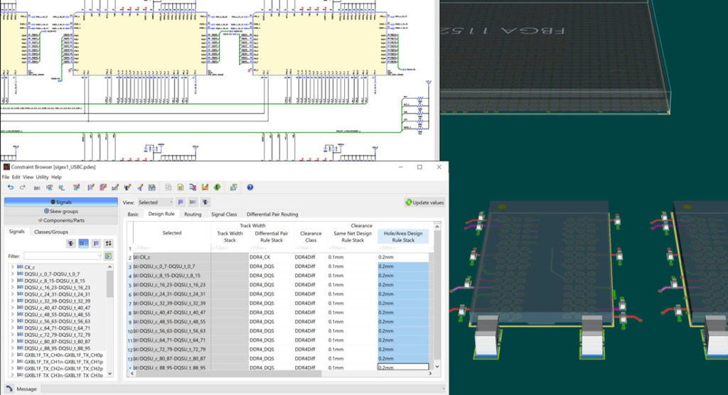 PCB Design Constraint Manager per layout e schemi | eCADSTAR